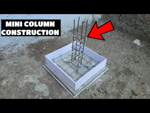 How To Make a Mini Column | Mini Constructions | Architecture Model ...