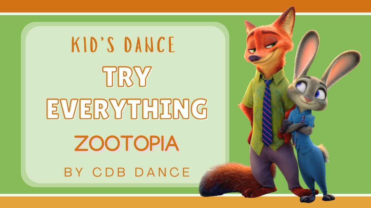 Kid's Dance - Zootopia - Try Everything - YouTube