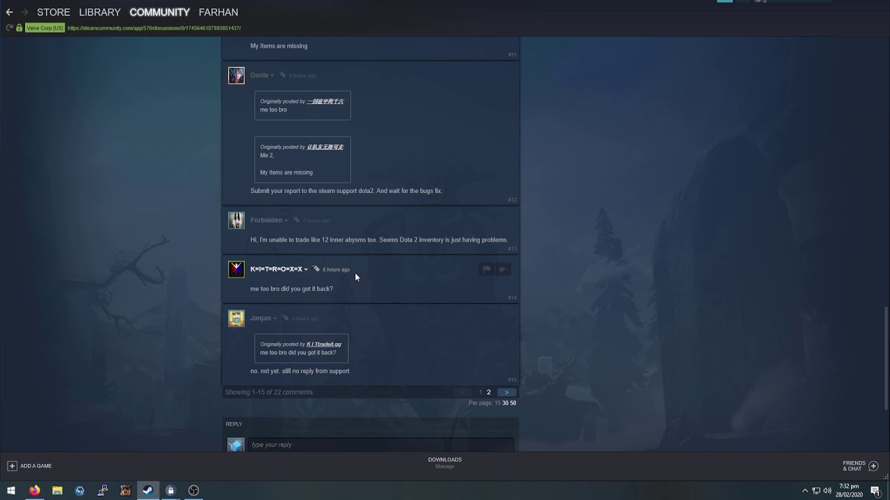 (Biggest Valve Bug EVER) Steam Market Listed Items Disappeared (Missing ...