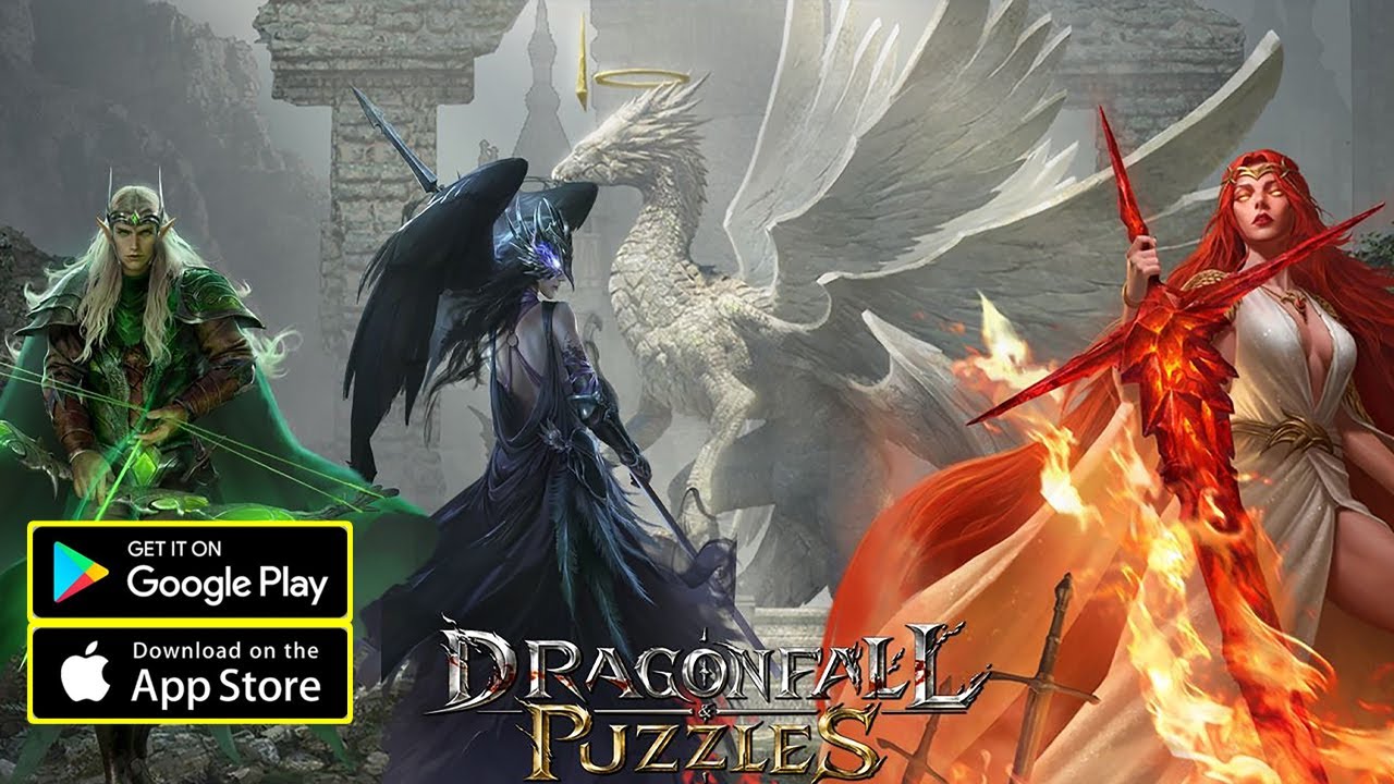 Dragonfall & Puzzles Gameplay/APK/First Look/New Mobile Game - YouTube