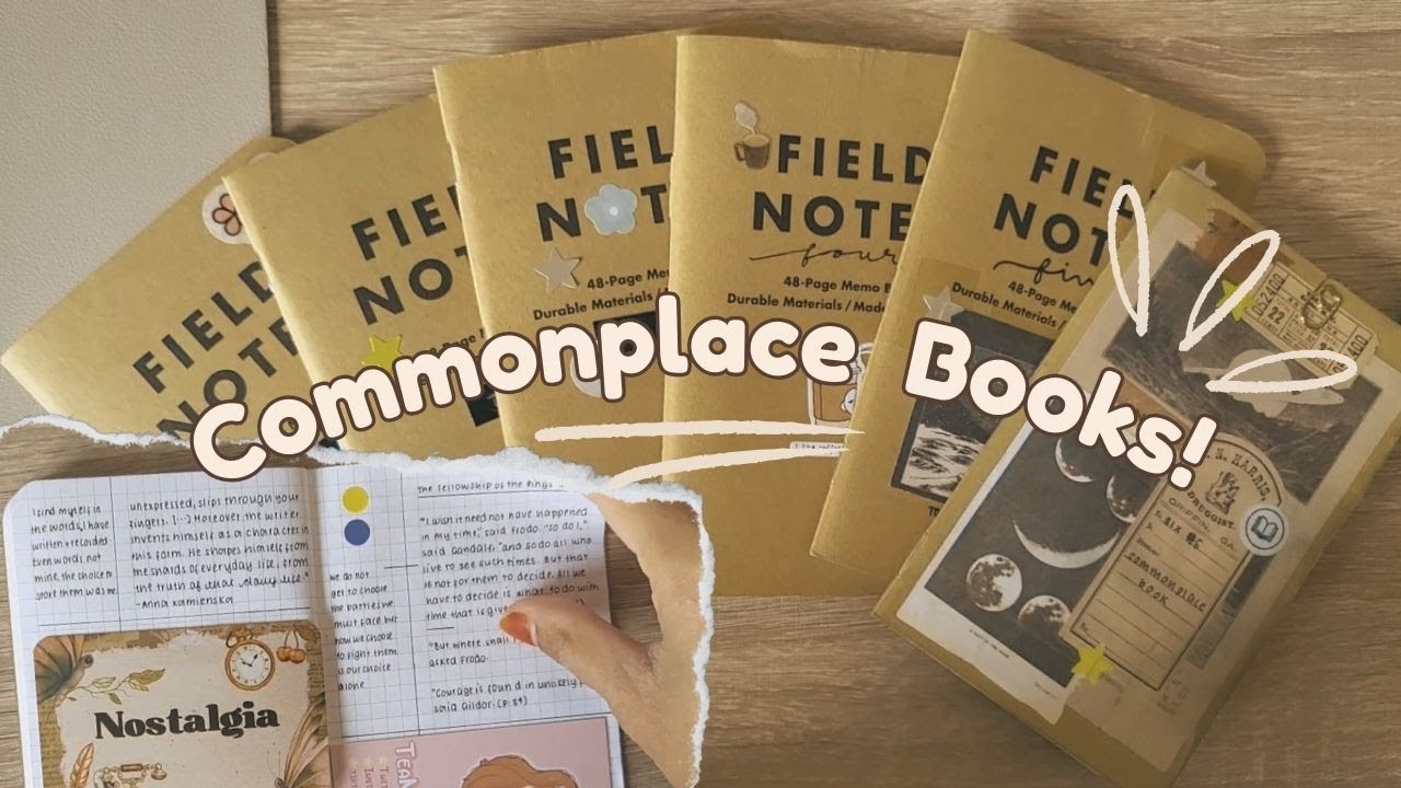 Commonplacing 101: Flipthrough of all my books - YouTube