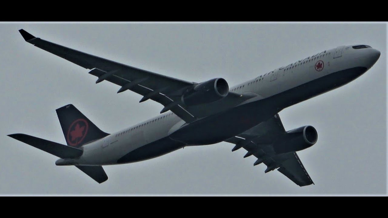 (4K) Air Canada Airbus A330-343 C-GOFW On Flight AC908 Heading To ...