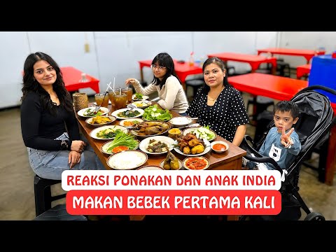 Reaksi Ponakan Dan Anak India Makan Bebek Pertama Kali‼️