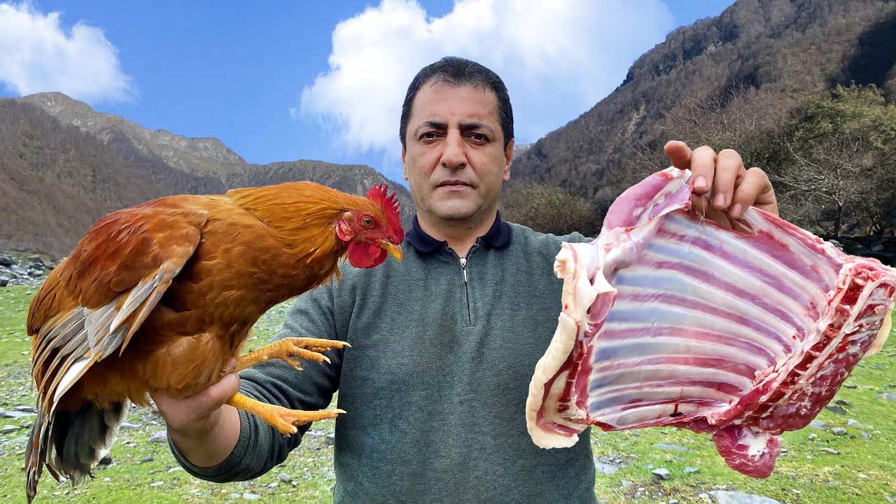 LAMB RIBS AND JUICY FRIED CHICKEN! YOU MUST TRY THIS DISH! THE MOST ...