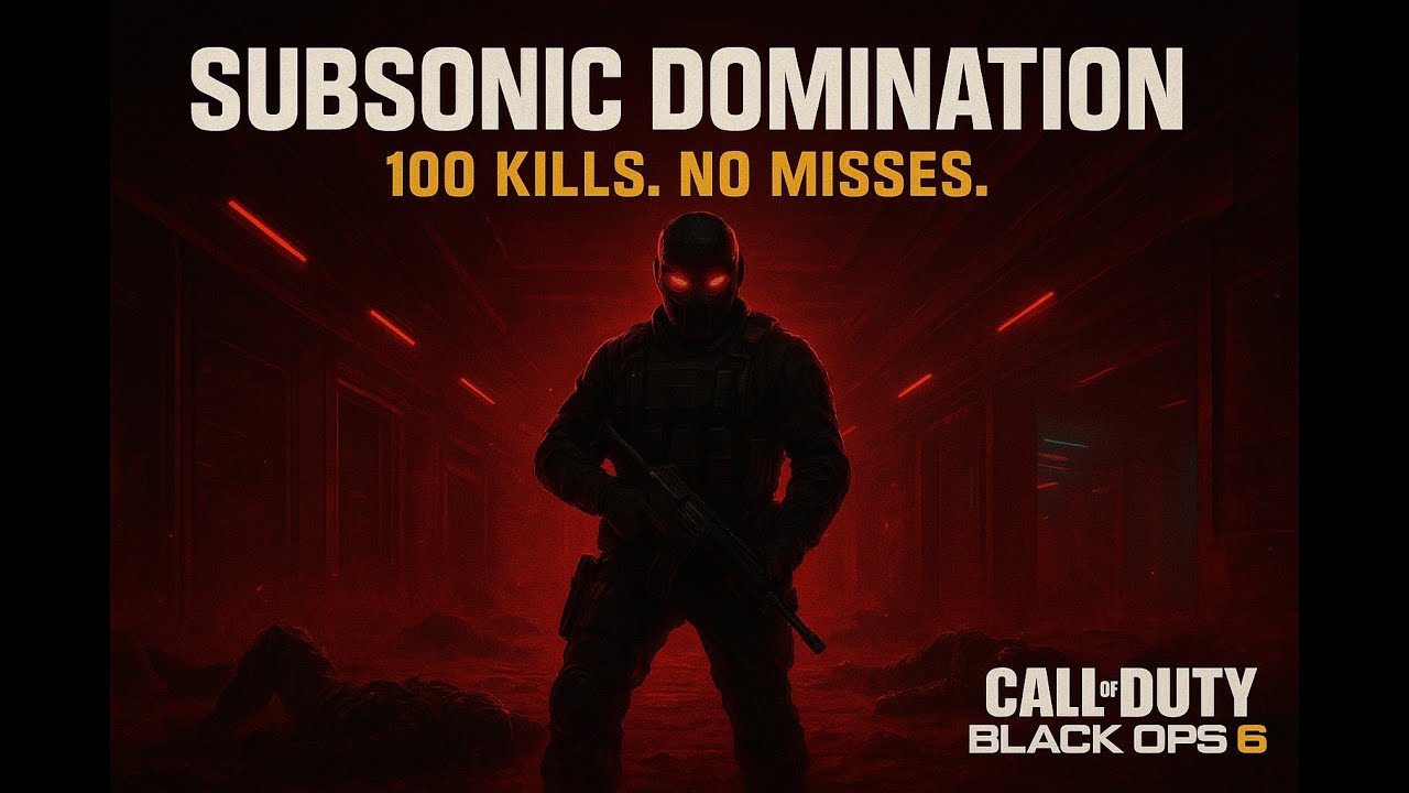 100 Kills on Subsonic – BO6 Xbox Series X Hardpoint! - YouTube