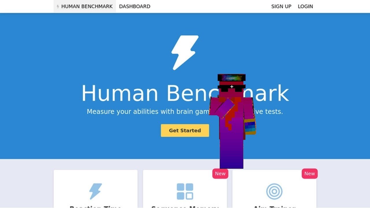 Trying the "Human Benchmark" test ON STREAM! - YouTube