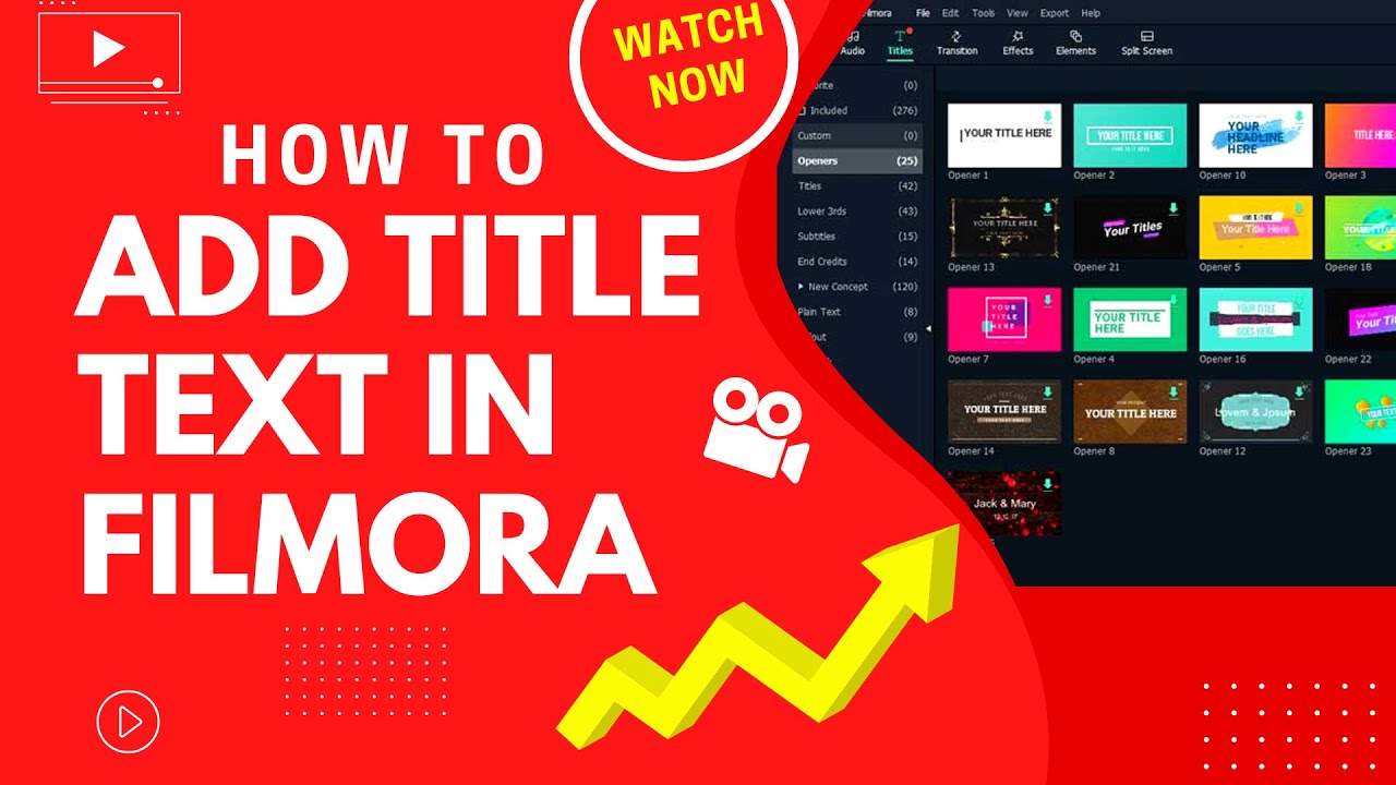 How to Add and Customize Title And Text In Wondershare Filmora - YouTube