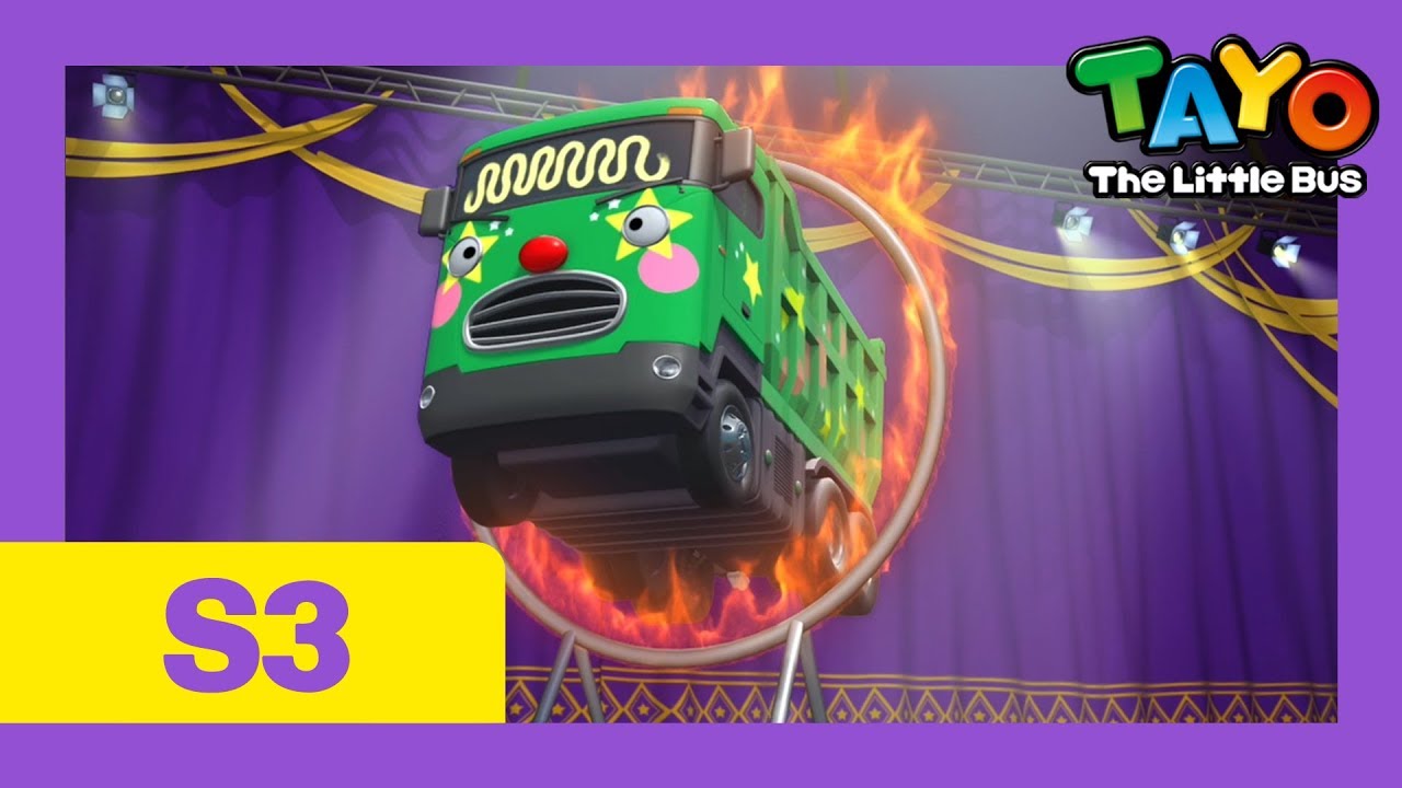 Tayo Strong Heavy Vehicles Circus l Tayo S3 EP17 l Tayo the Little Bus ...