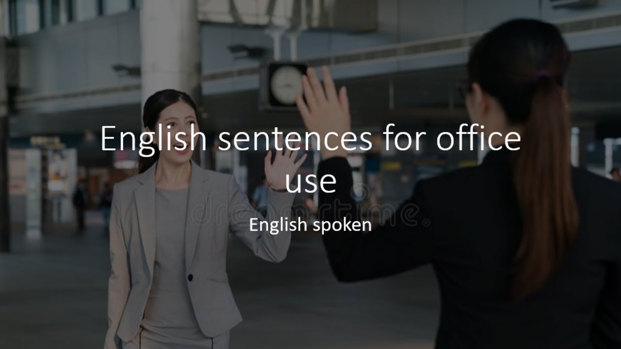 English sentences for daily use in office| everyday English| English ...