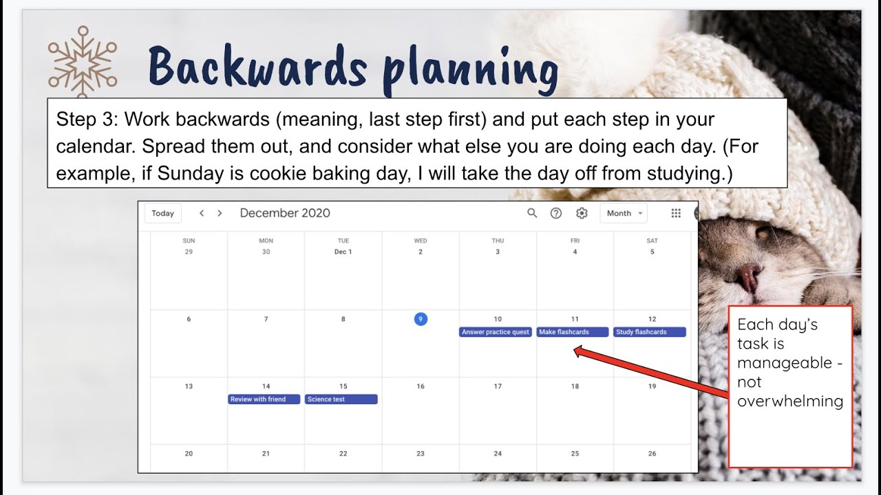 Study Tip: Backwards Planning - YouTube