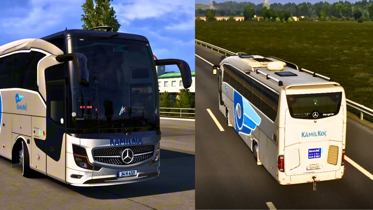 Mercedes-Benz New Travego 15 SHD - long journey - asmr - YouTube