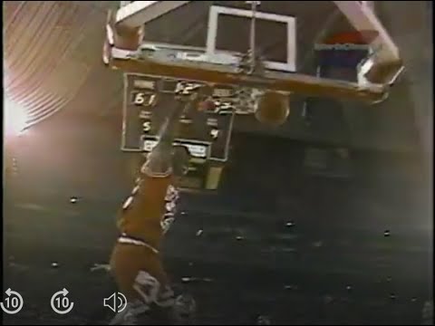 MICHAEL JORDAN Ferocious Fast Break Dunk 1988 NBA Playoffs Bulls ...