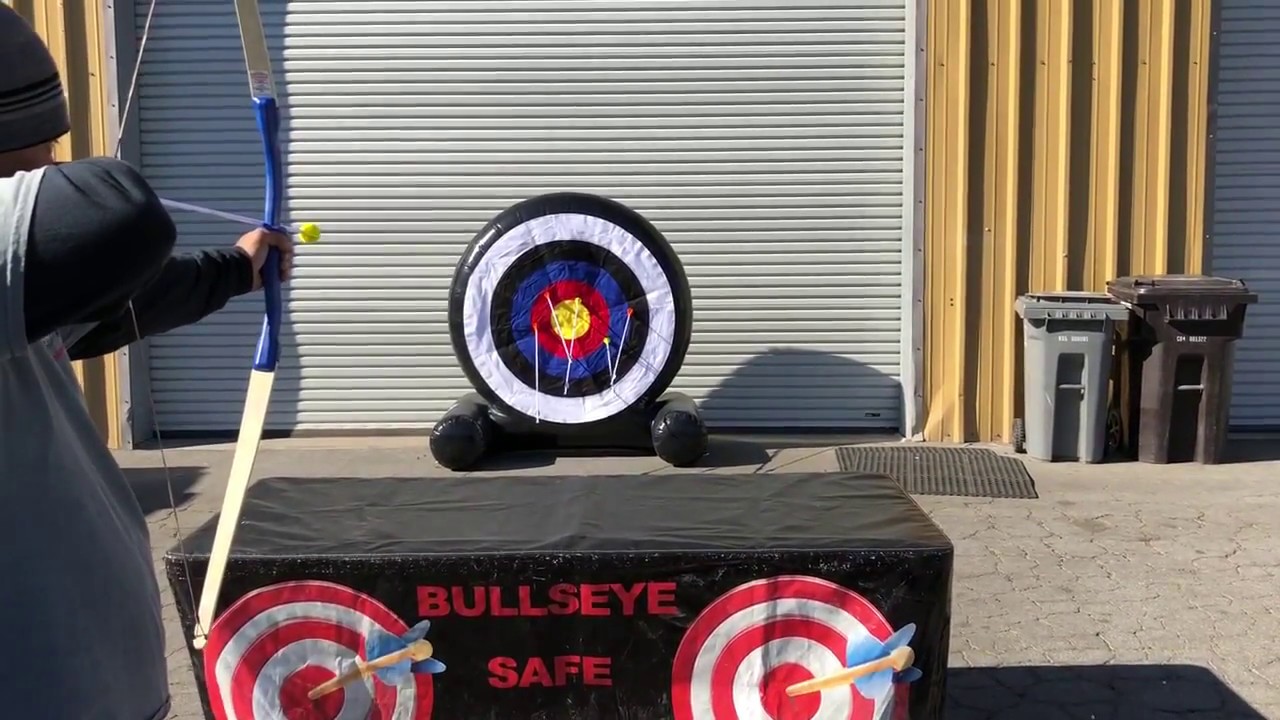 Stick It Safe Archery Game - YouTube