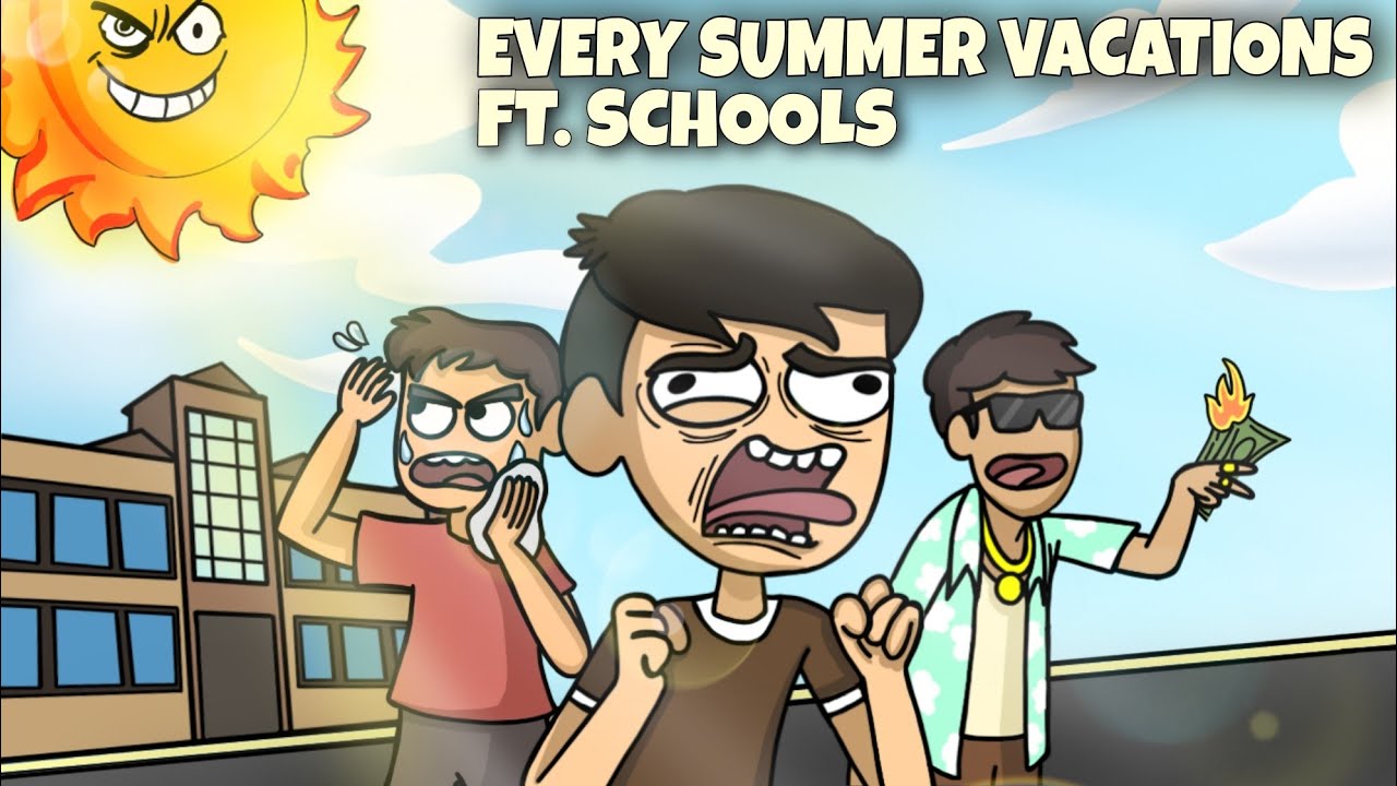 Indian Summer Vacations Ft Schools Hindi Animation Storytime Youtube