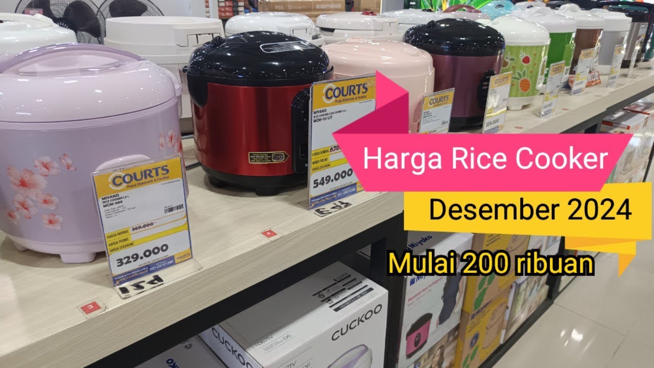 Daftar harga rice cooker terbaru | desember 2024 | rice cooker murah ...