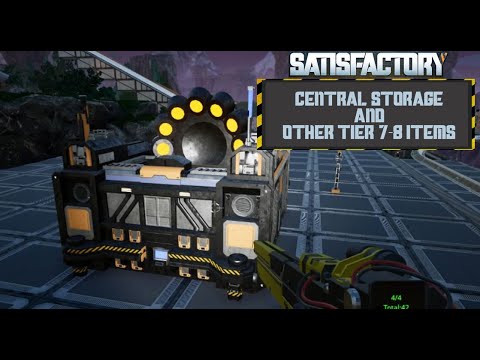 SATISFACTORY CENTRAL STORAGE, EXPLORER BUGGY AND NUCLEAR POWER! - YouTube