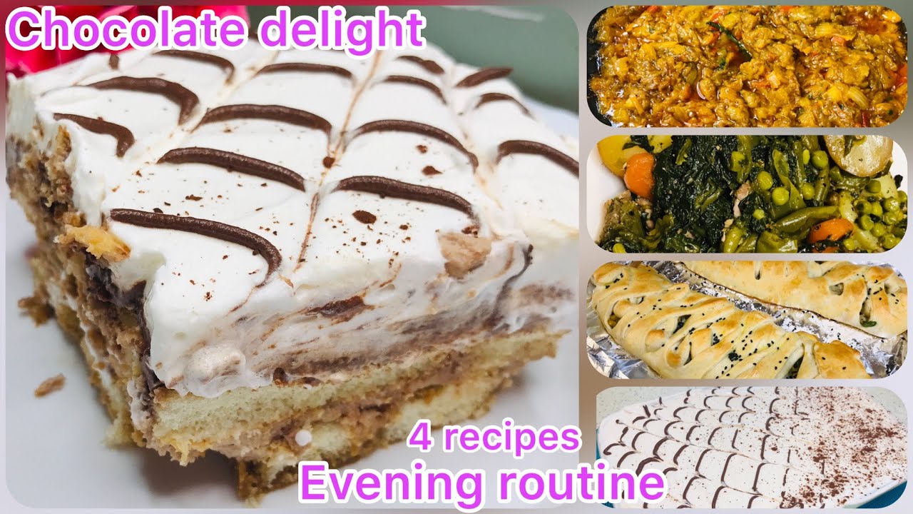 Delicious and Easy Dessert || Chocolate Delight || Evening routine with ...