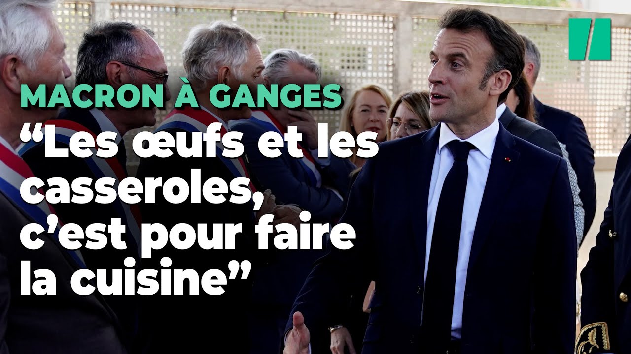 Pour Emmanuel Macron, « les œufs et les casseroles, c’est pour faire la ...