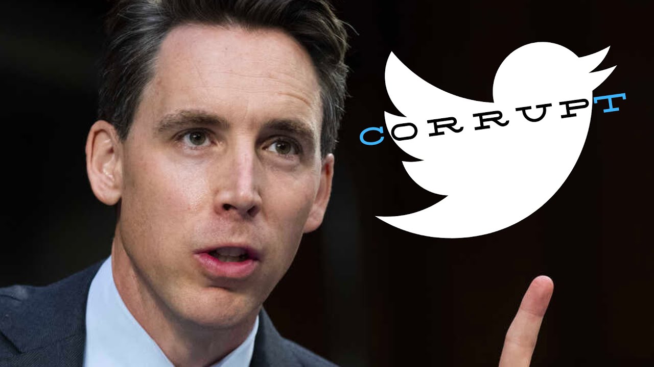 Exactly how compromised is Twitter? Josh Hawley wants to know. - YouTube