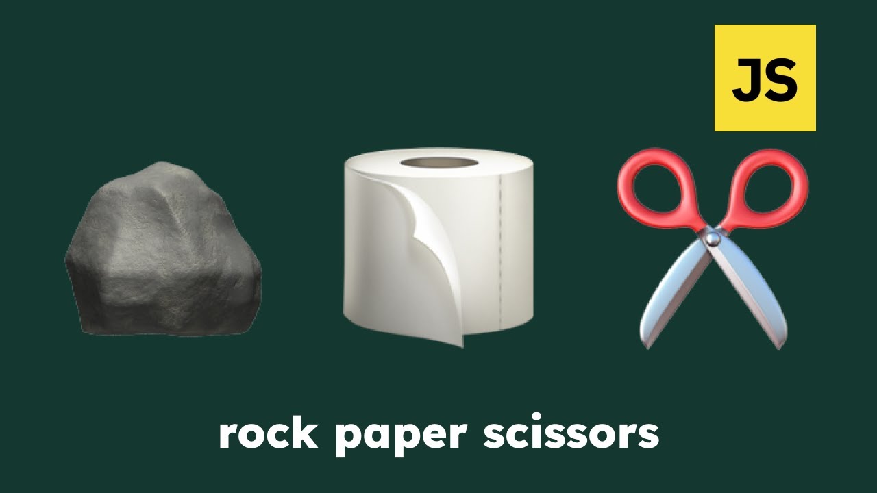 Let's make rock paper scissors with javascript! - YouTube