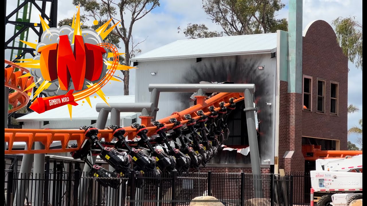 NEW TNT Rollercoaster Testing - YouTube