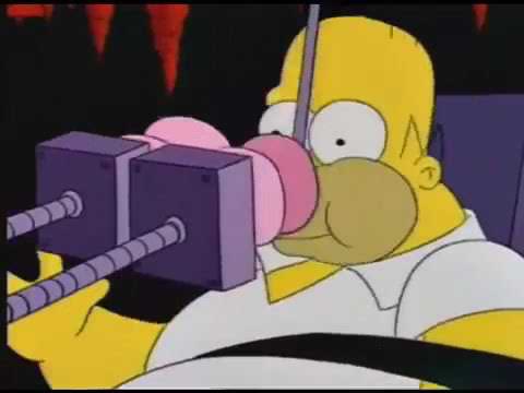 Homero comiendo rosquillas por media hora - YouTube