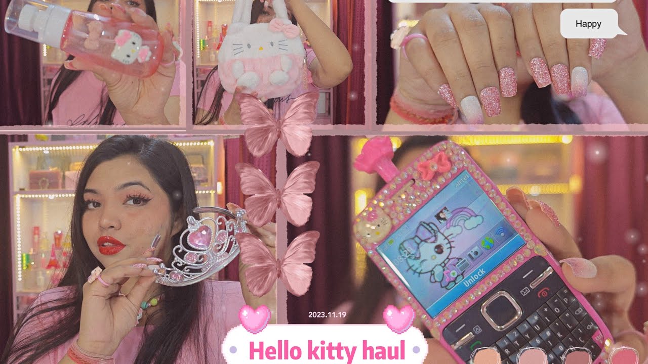 HELLO KITTY, PINK, STUFF HAUL - YouTube