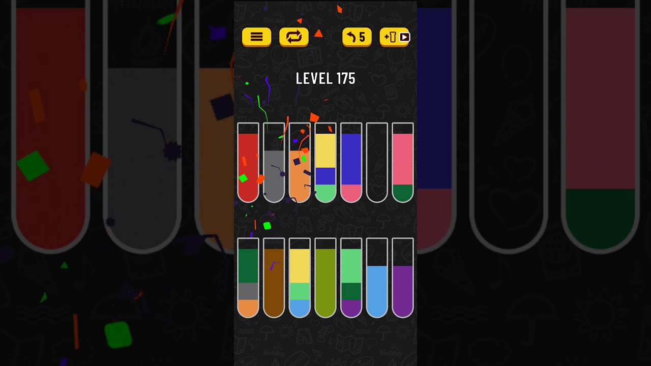 Water Sort Puzzle - Level 175 - YouTube