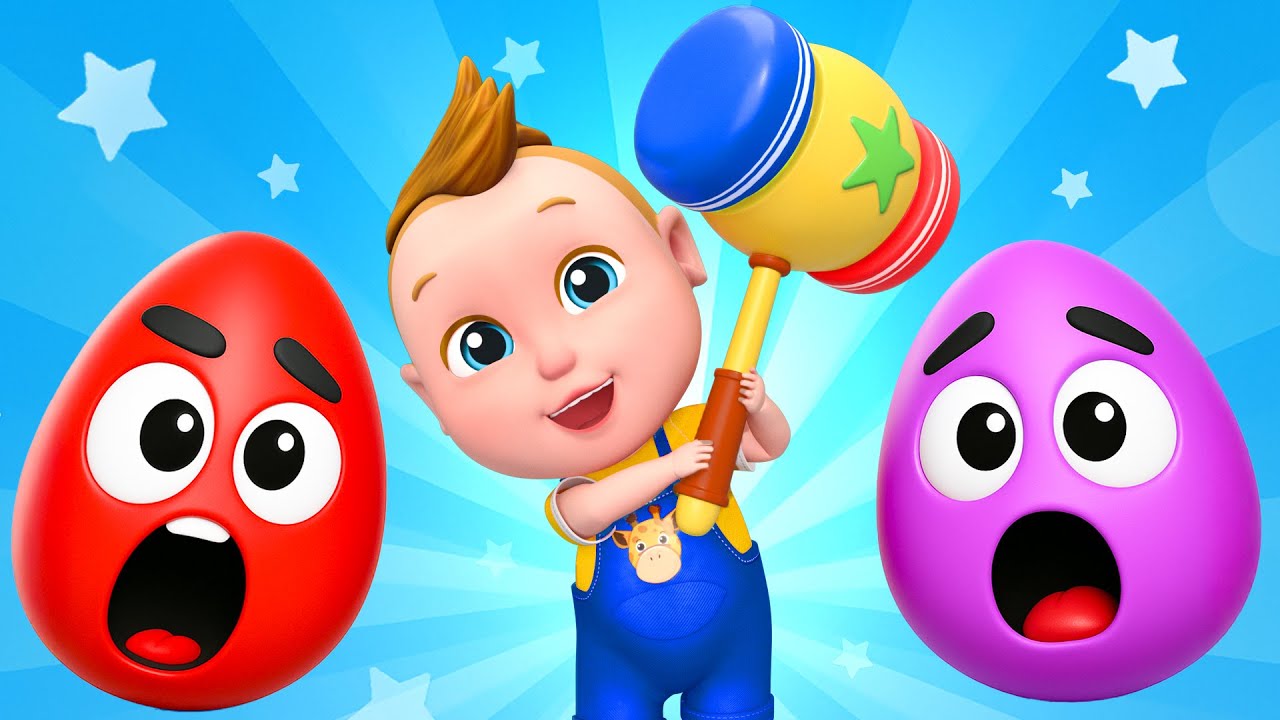 Bokid Explores Colorful Surprise Eggs | Cartoons For Kids | Super Sumo ...