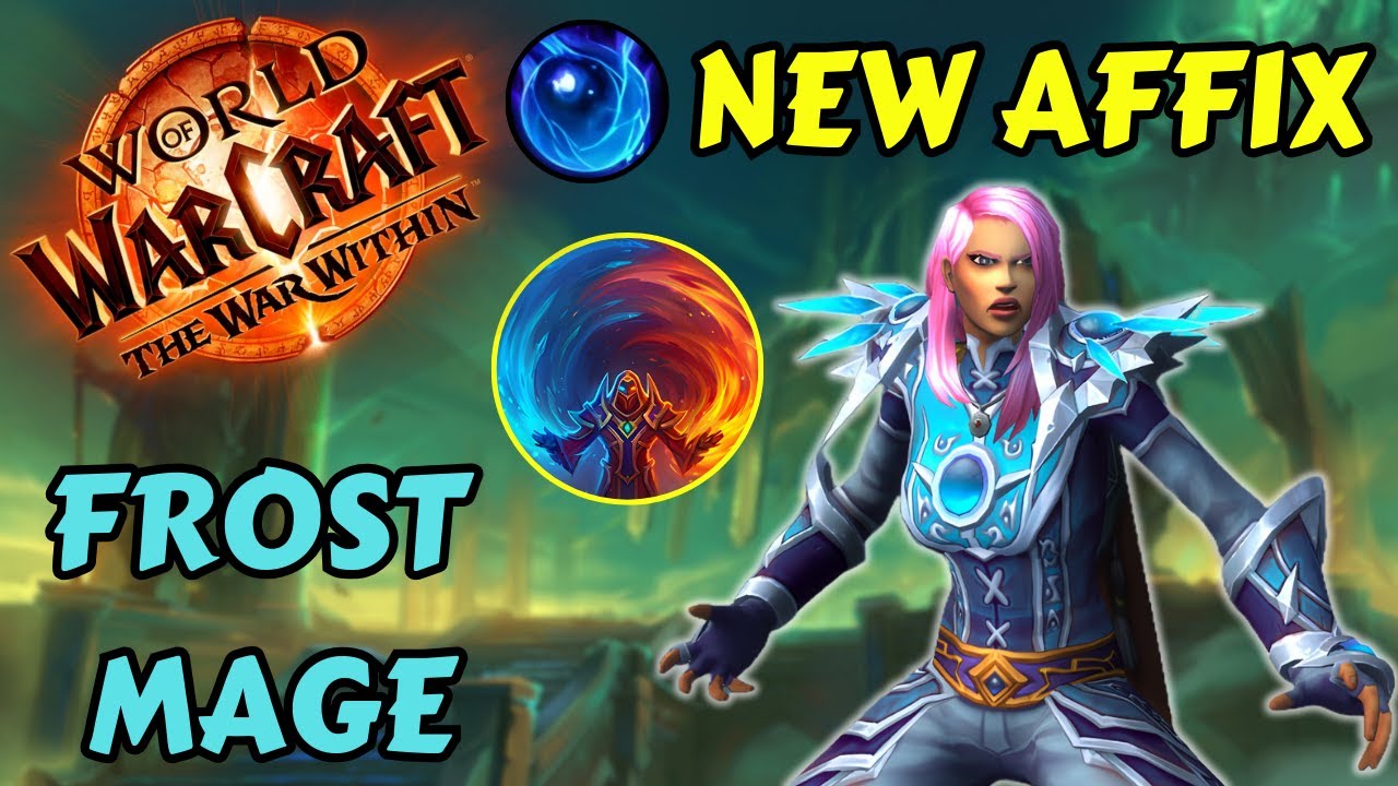 THE WAR WITHIN BETA | Frost Mage Frostfire M+ | +5 Necrotic Wake | New Affix - YouTube