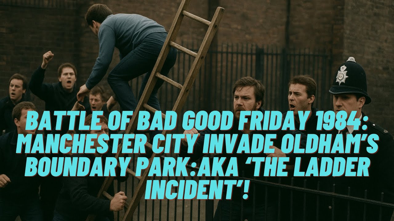 Battle Of Bad Good Friday 1984 : Man City Invade Oldham's Boundary Park ...