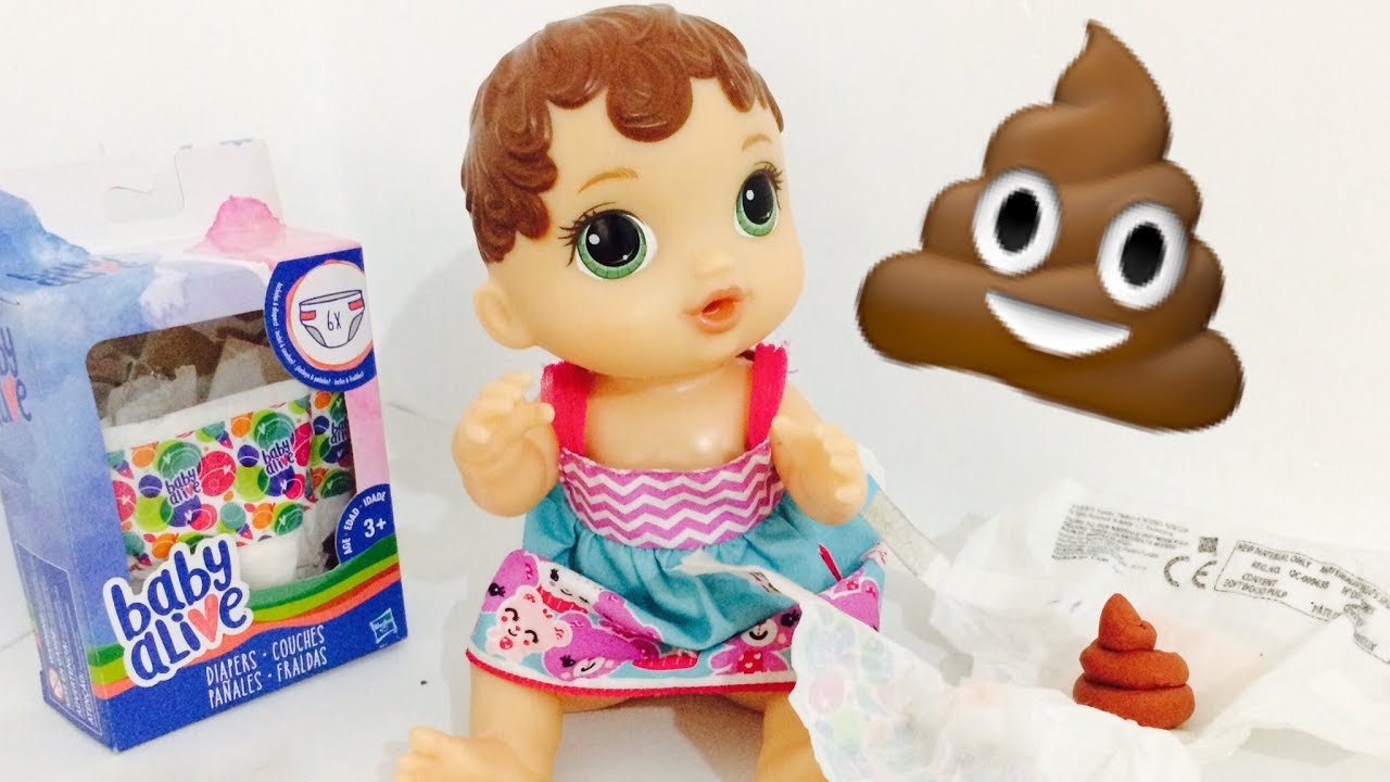 Baby alive come muito chocolate mms e faz cocô minha boneca com dor de ...