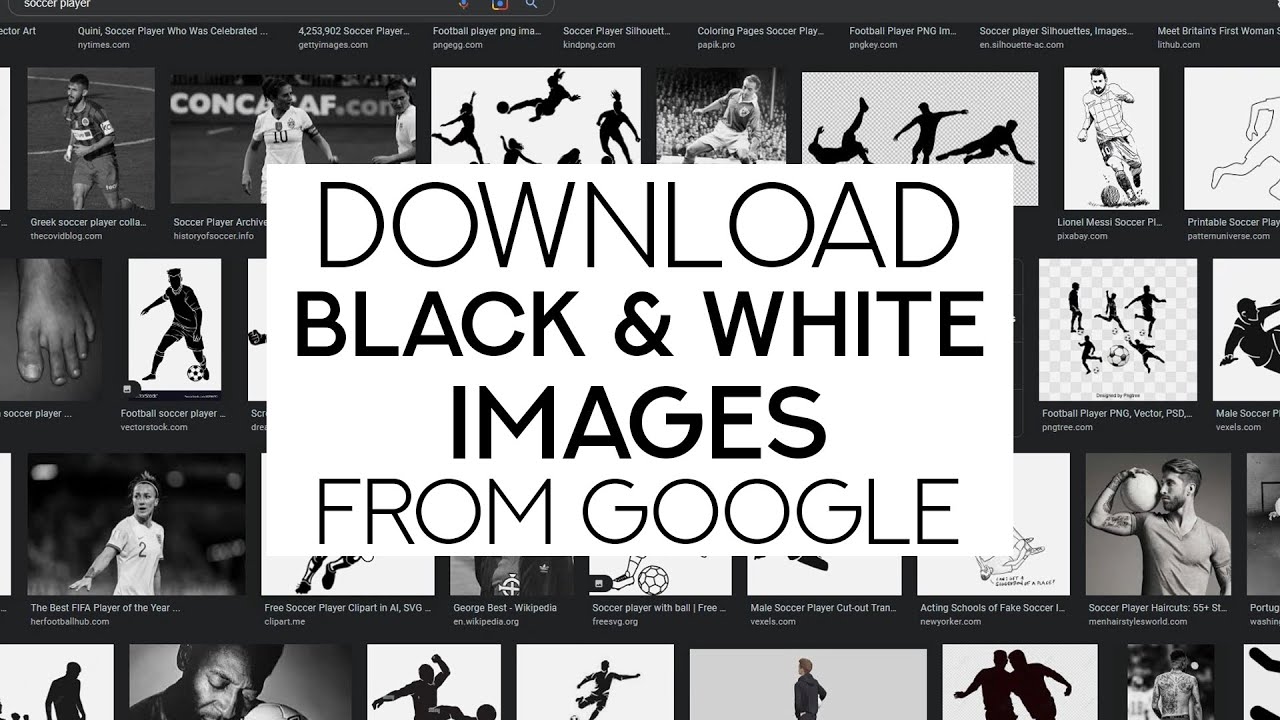 How To Download Black And White Images From GOOGLE - Get Black & White ...
