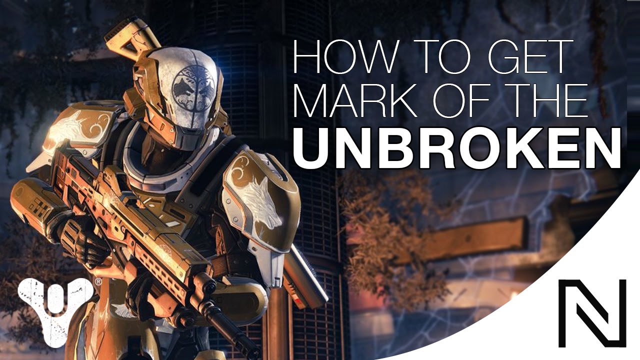 Destiny - How to Get Mark of the Unbroken Medal - YouTube