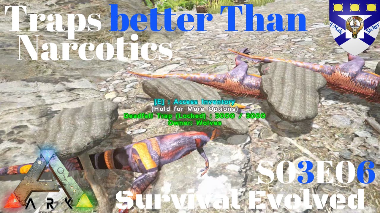 Ark Survival Evolved S03E06 "Trap's Better Than Narcotics" -Multiplayer ...