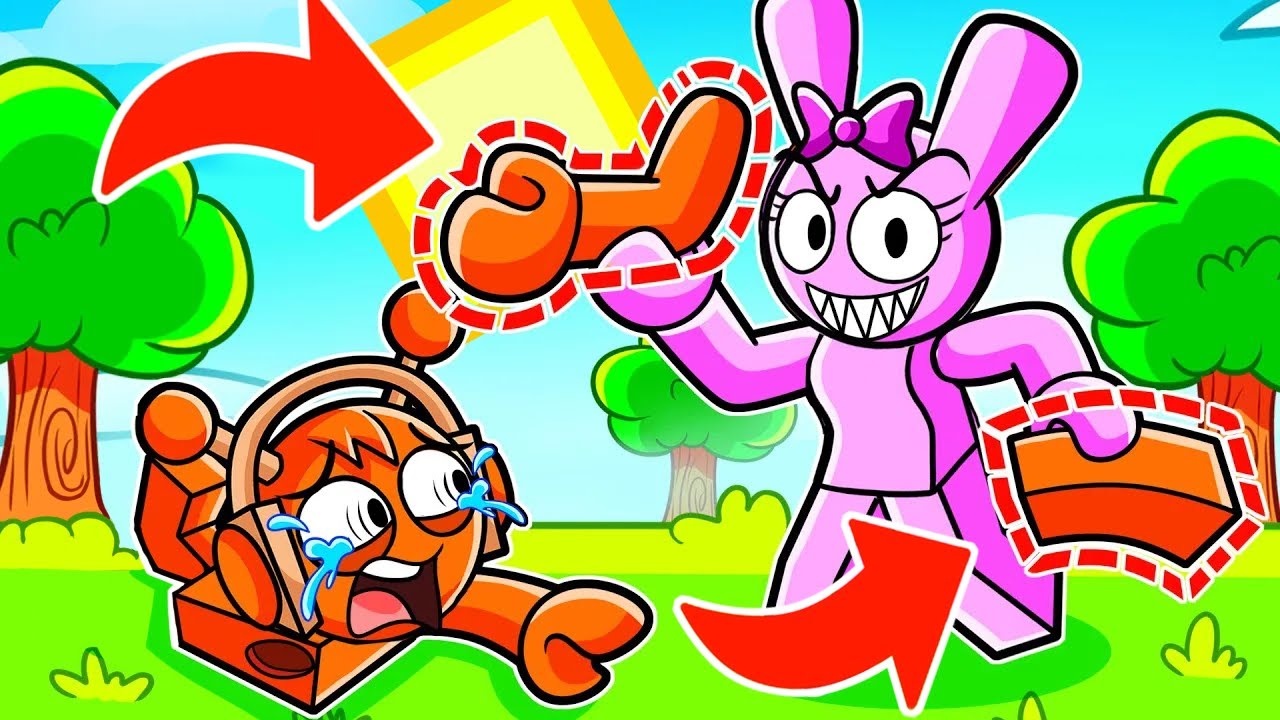 ROBLOX ROBA PARTES DEL CUERPO Con PINKI y OREN! - YouTube