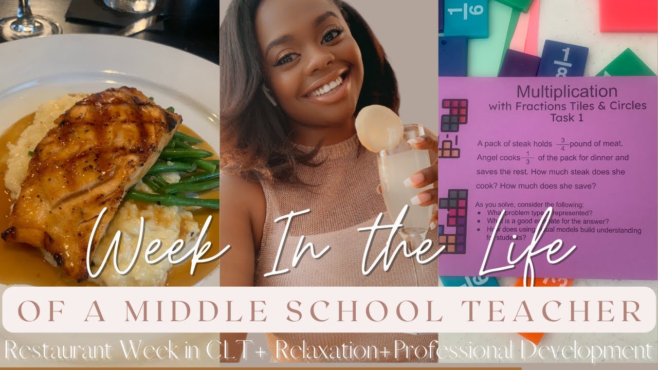 MY FIRST WEEKLY VLOG| WEEK IN THE LIFE OF A TEACHER| CLT Restaurant ...