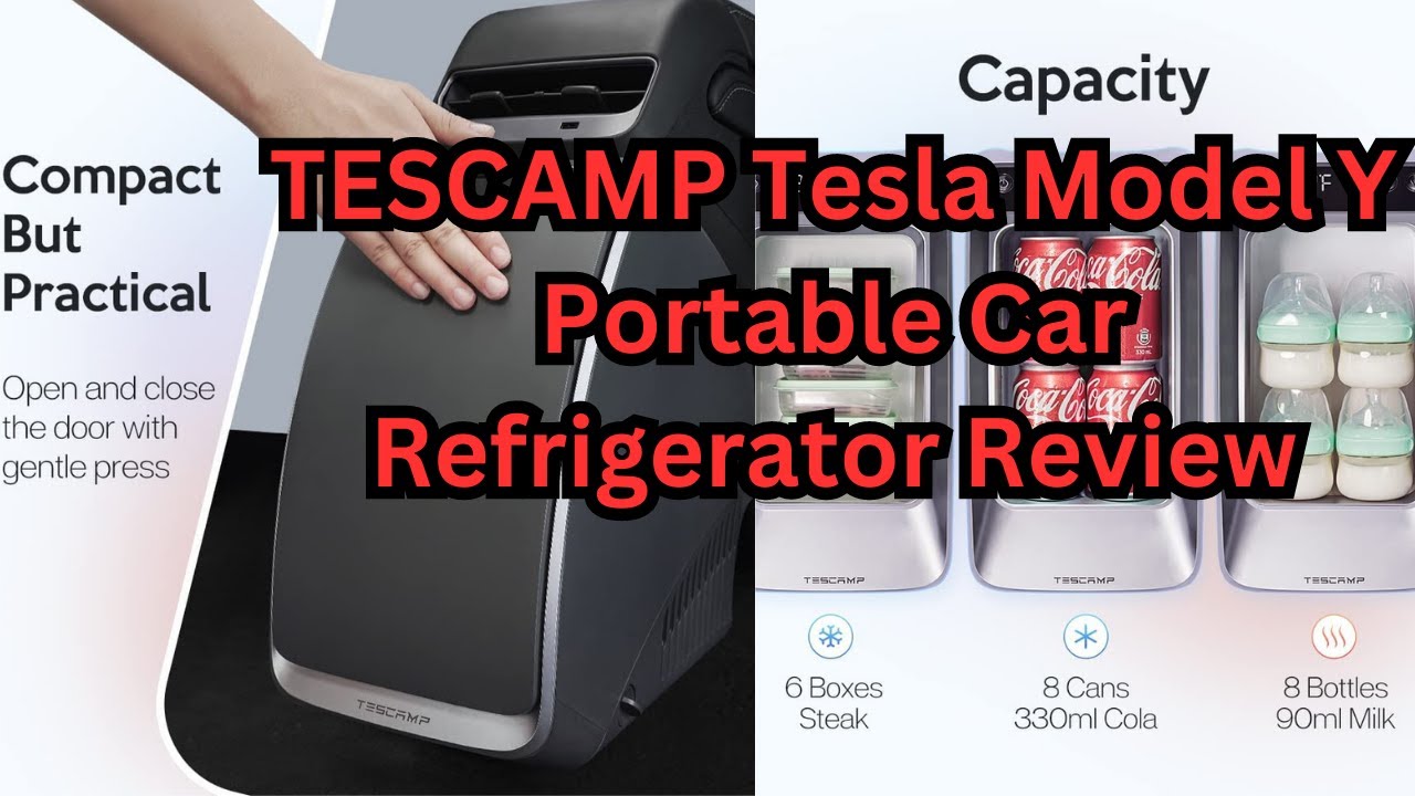 🙂🌟 TESCAMP Tesla Model Y Portable Fridge Review: Experience Convenience ...