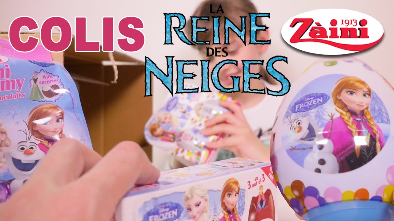[COLIS] Colis spécial Disney Reine des Neiges Zaini - Unboxing Disney ...