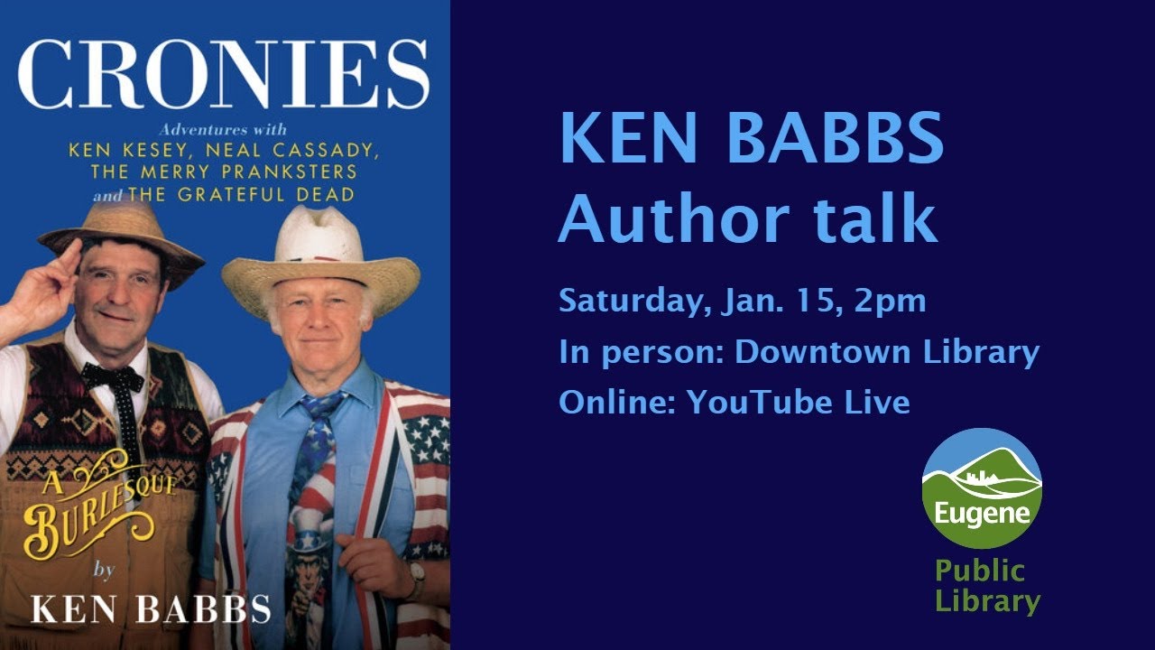 Ken Babbs: Author Talk at Eugene Public Library - YouTube