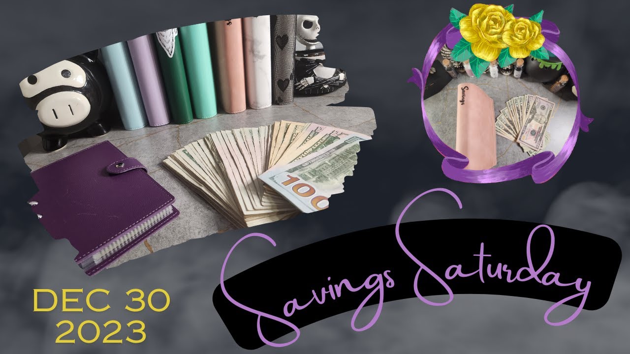 Saving Saturday I $339 Saving Challenges I Finishing 2023 - YouTube