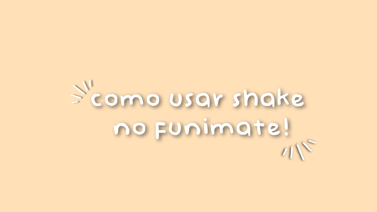 🌷-como usar shake no funimate! - YouTube