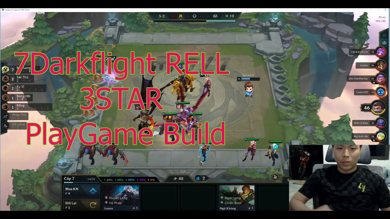 TFT Set 7.5 : 7Darkflight RELL 3STAR PlayGame Build - YouTube