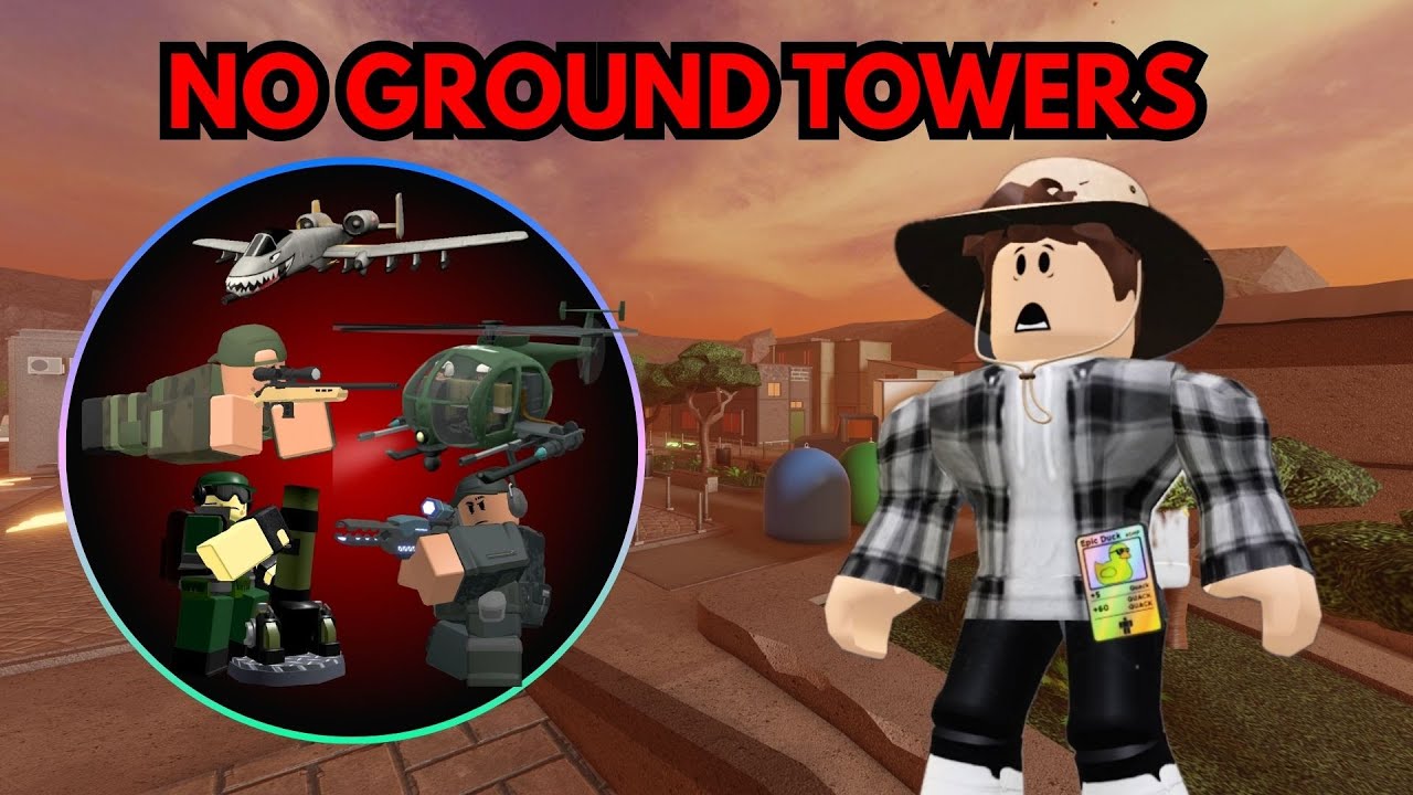 No Ground Towers… And I Failed Miserably! Roblox TDS - YouTube
