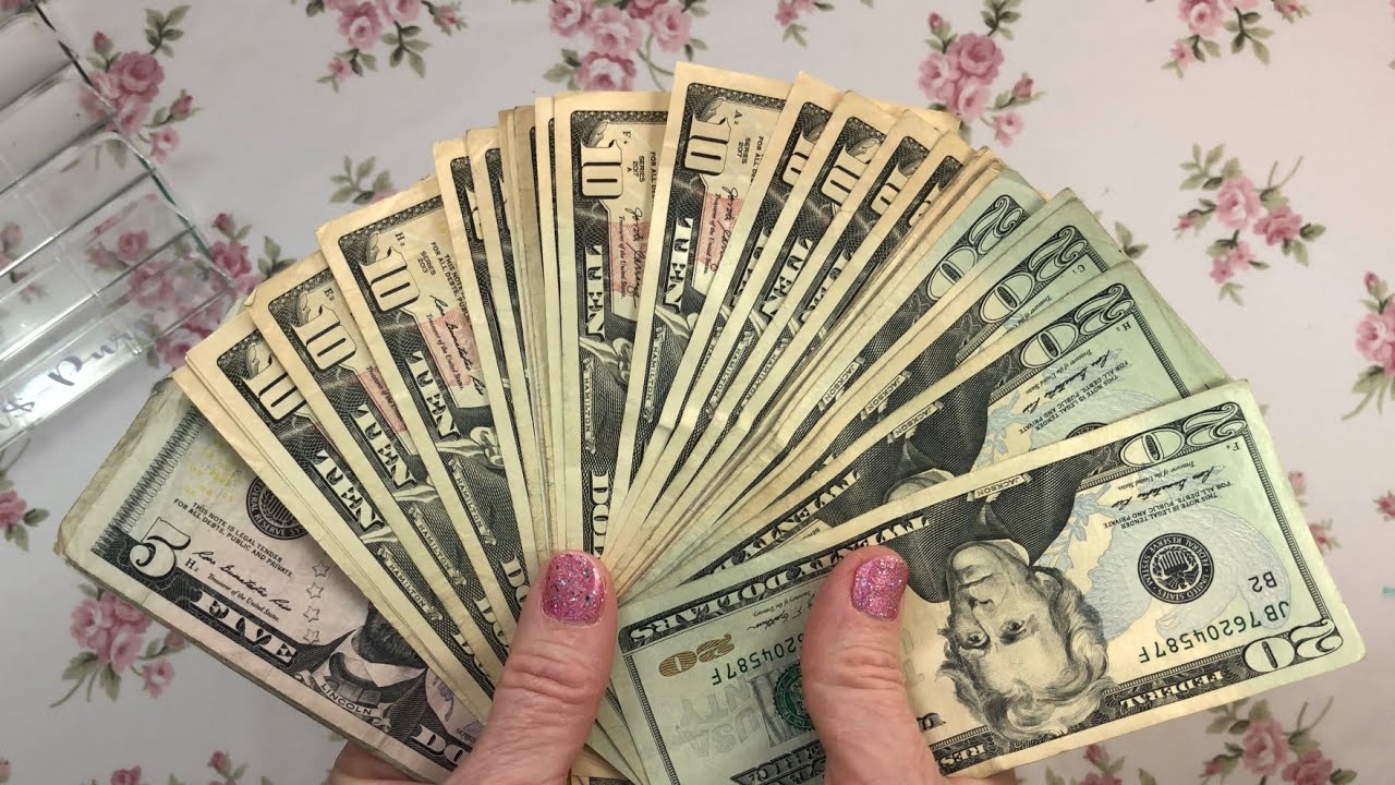 MOTERM MONDAY CASH WALLET STUFFING Goodwill haul /saving/budgeting ...