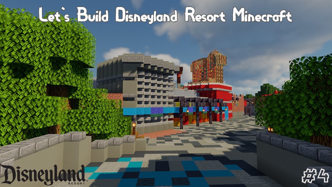 Let's Build Disneyland Resort Minecraft Part 4 - Avengers Campus - YouTube