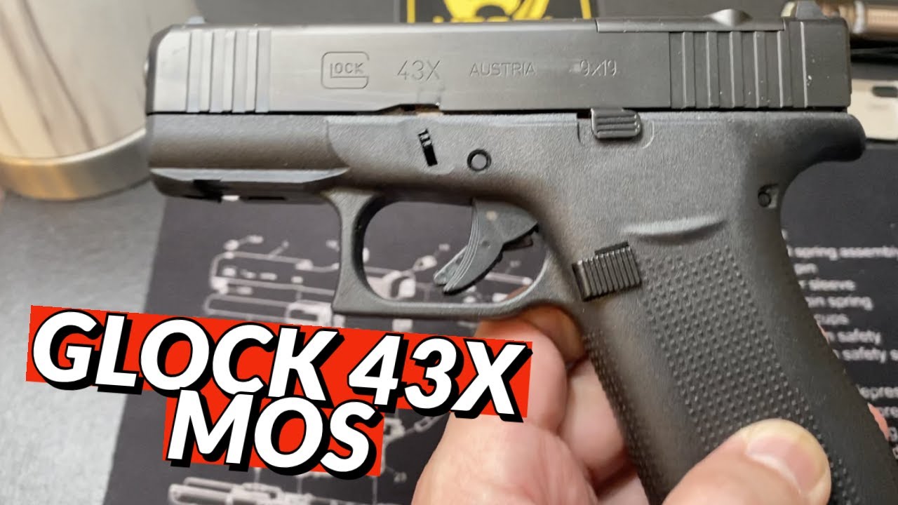 GLOCK 43X MOS - YouTube