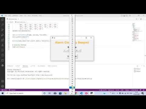 Alarm Clock Using Python | Python Mini Project | Computer Engineering 