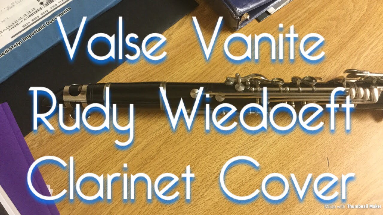 Valse Vanite (Rudy Wiedoeft)- Clarinet Cover - YouTube