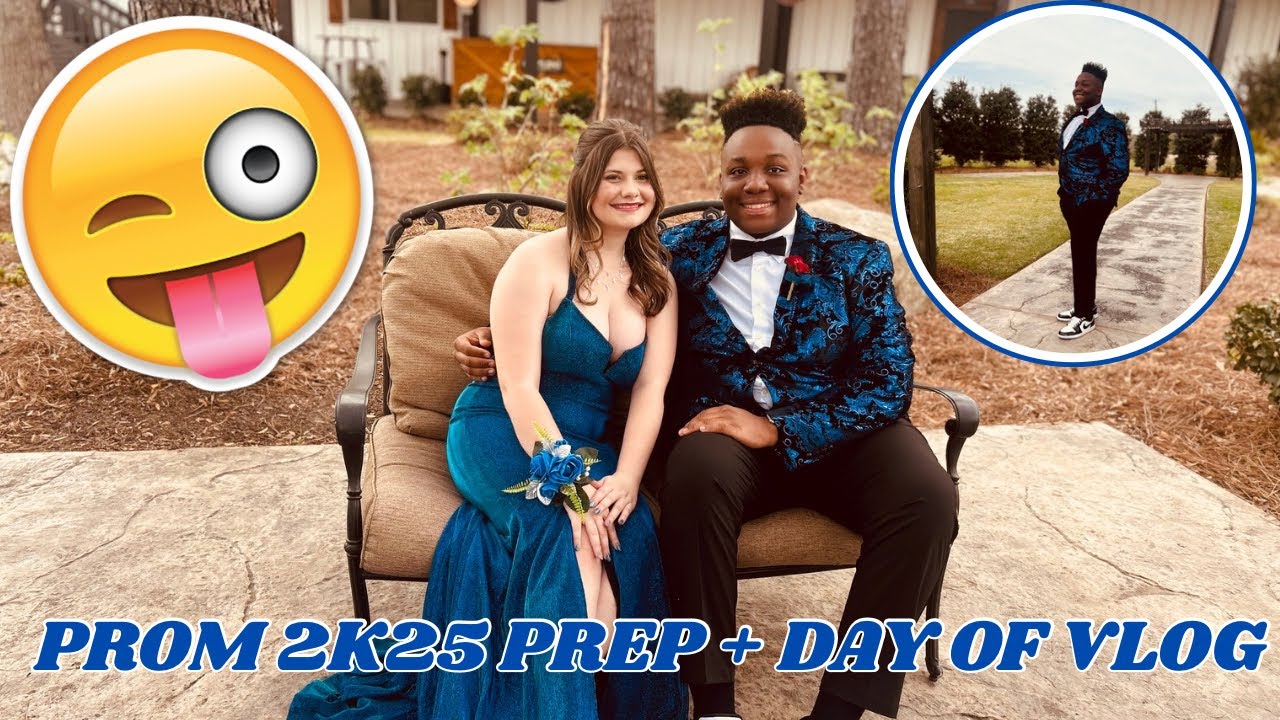 PROM 2K25 PROM PREP DAY AND DAY OF VLOG!💙😁😝🪩 | IamJamarcus. - YouTube